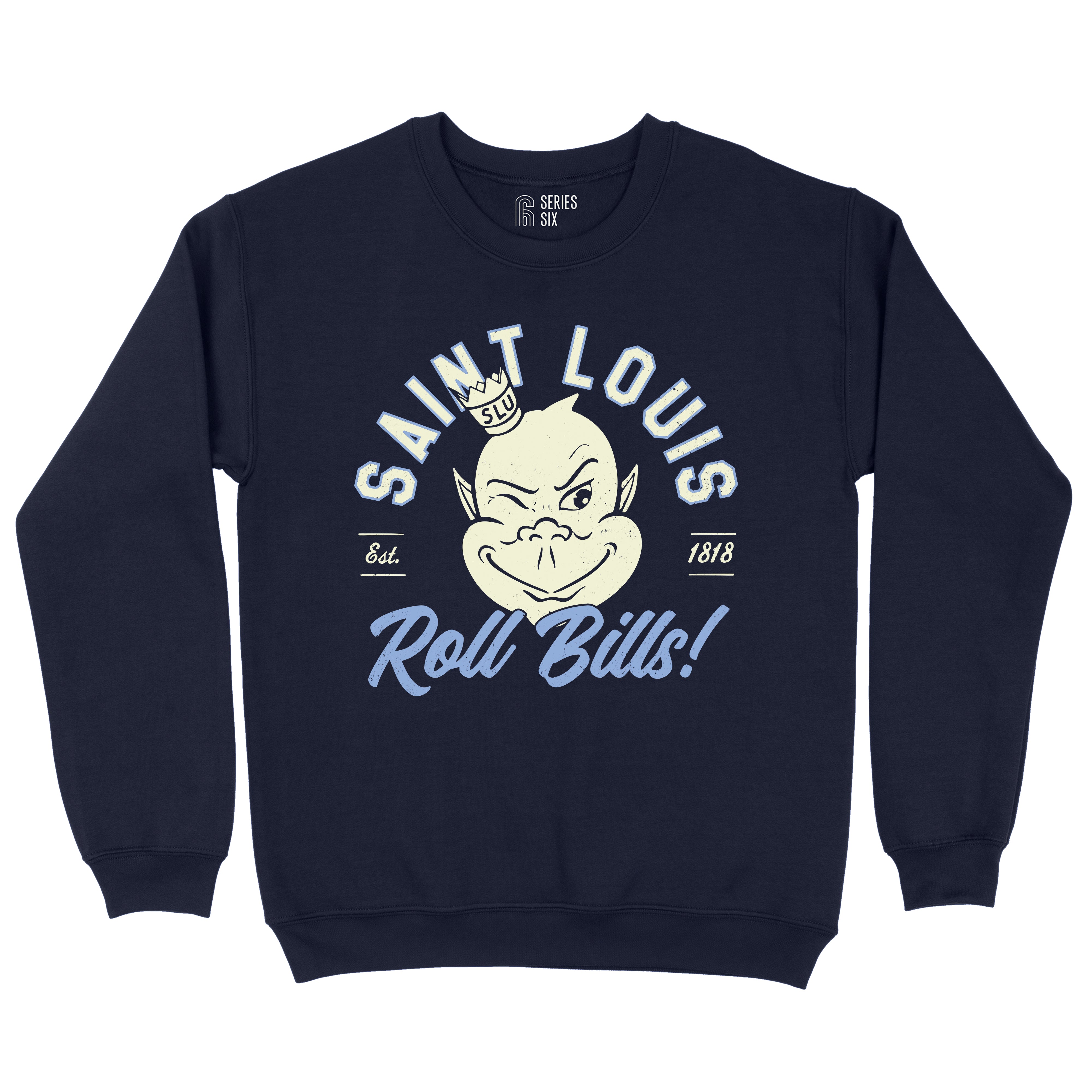SLU Roll Bills Unisex Crewneck Sweatshirt - Navy – Series Six