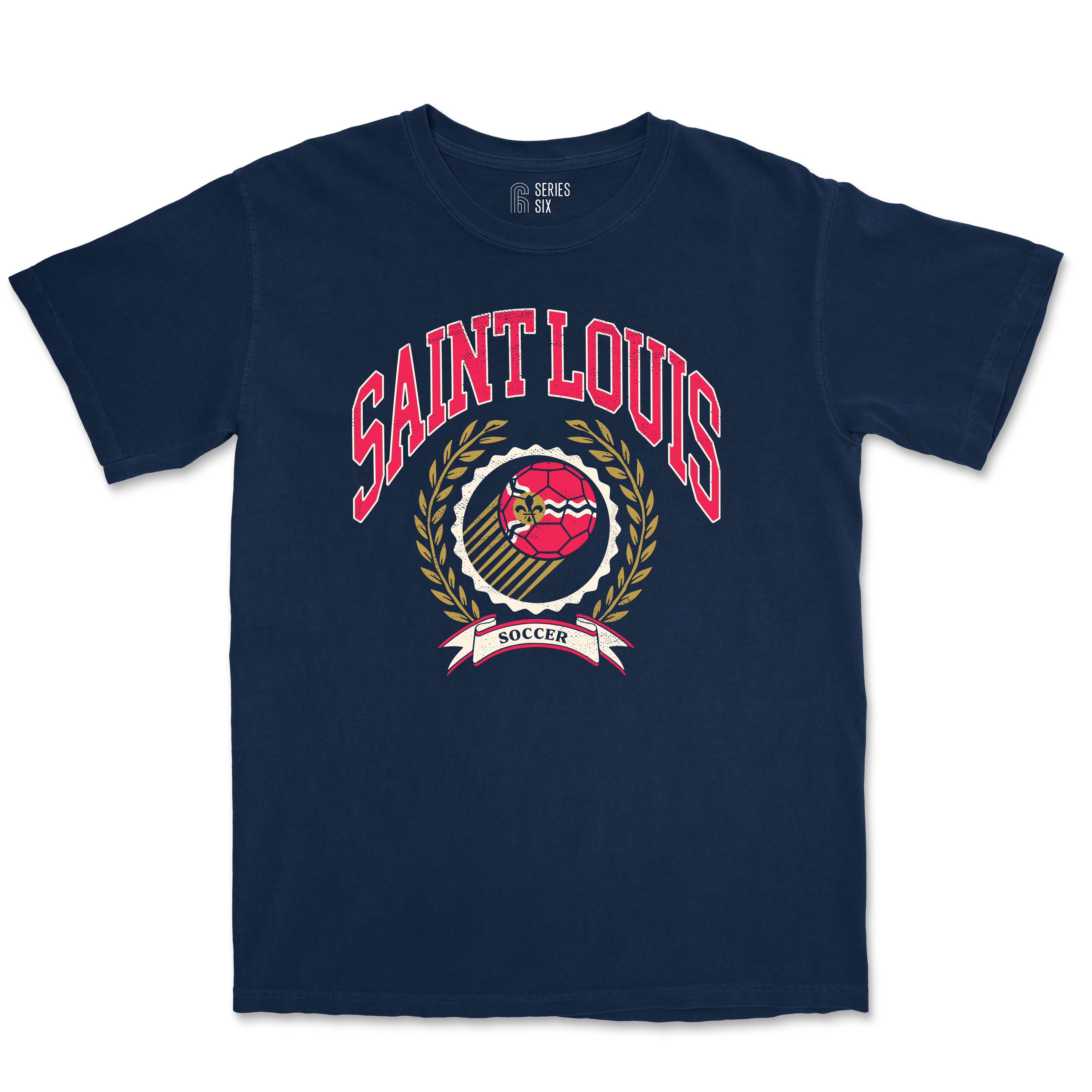 Soccer Collegiate Unisex Short Sleeve T-Shirt – Series Six