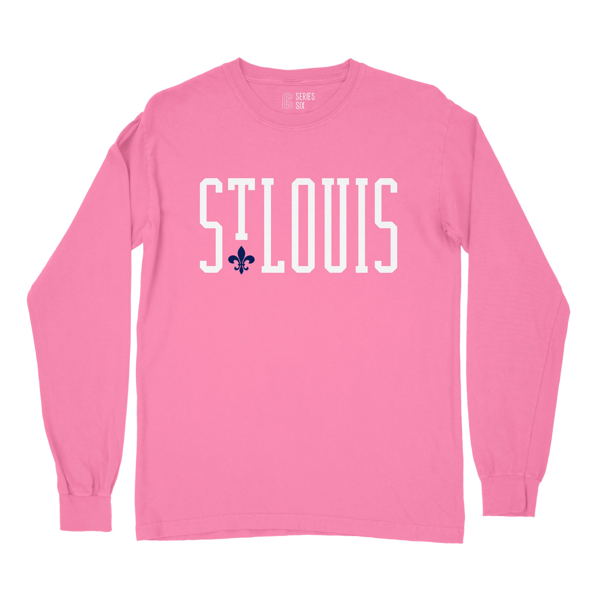 St. Louis Fleur de Lis Long Sleeve Unisex T-Shirt – Series Six