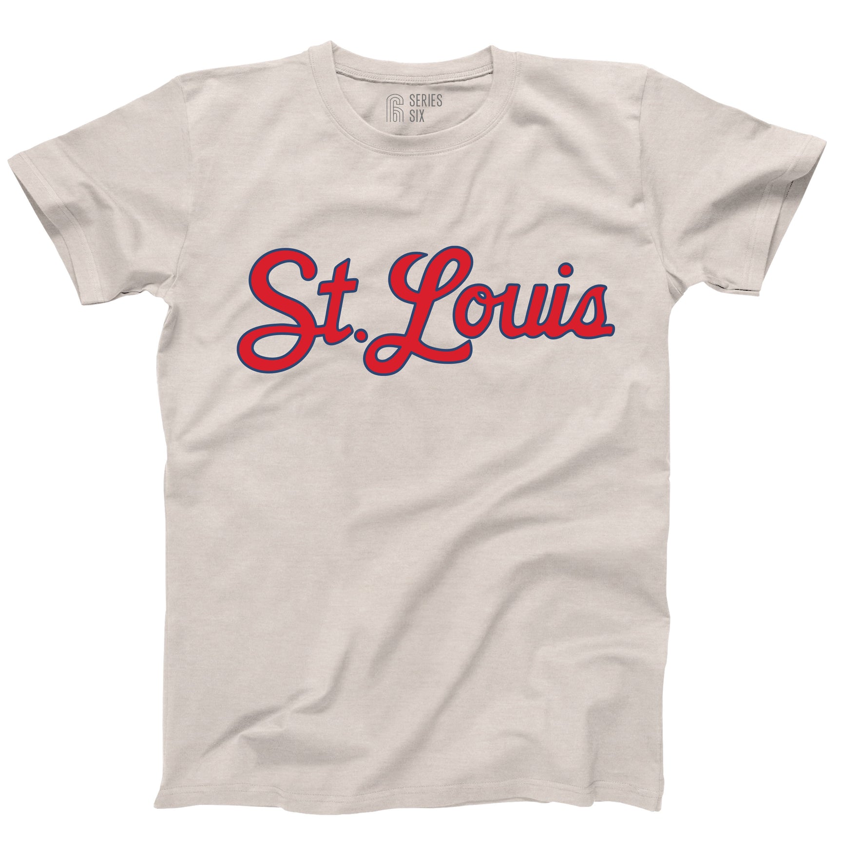 St. Louis Script Unisex Short Sleeve T-Shirt - Tan – Series Six